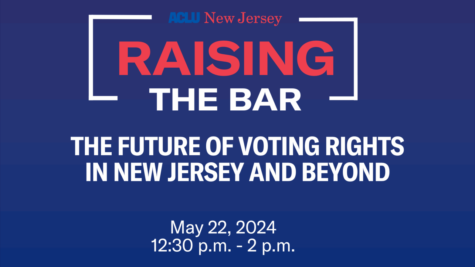 Raising the Bar: The Future of Voting Rights in New Jersey and Beyond ...